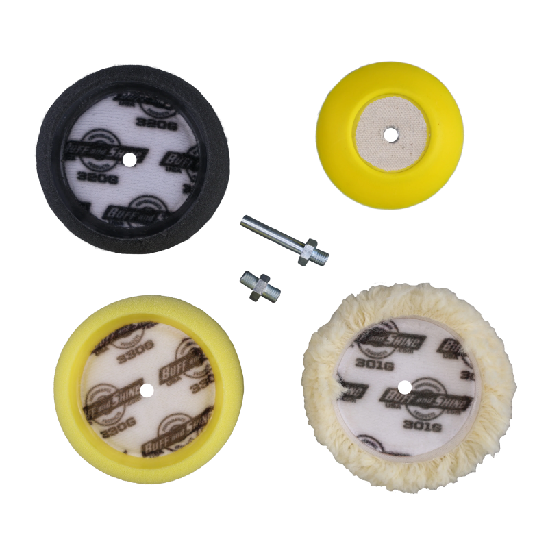 3" Small 4 Piece Kit – Buff and Shine USA