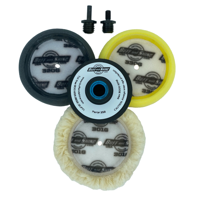 3" Small 6 Piece Kit – Buff and Shine USA